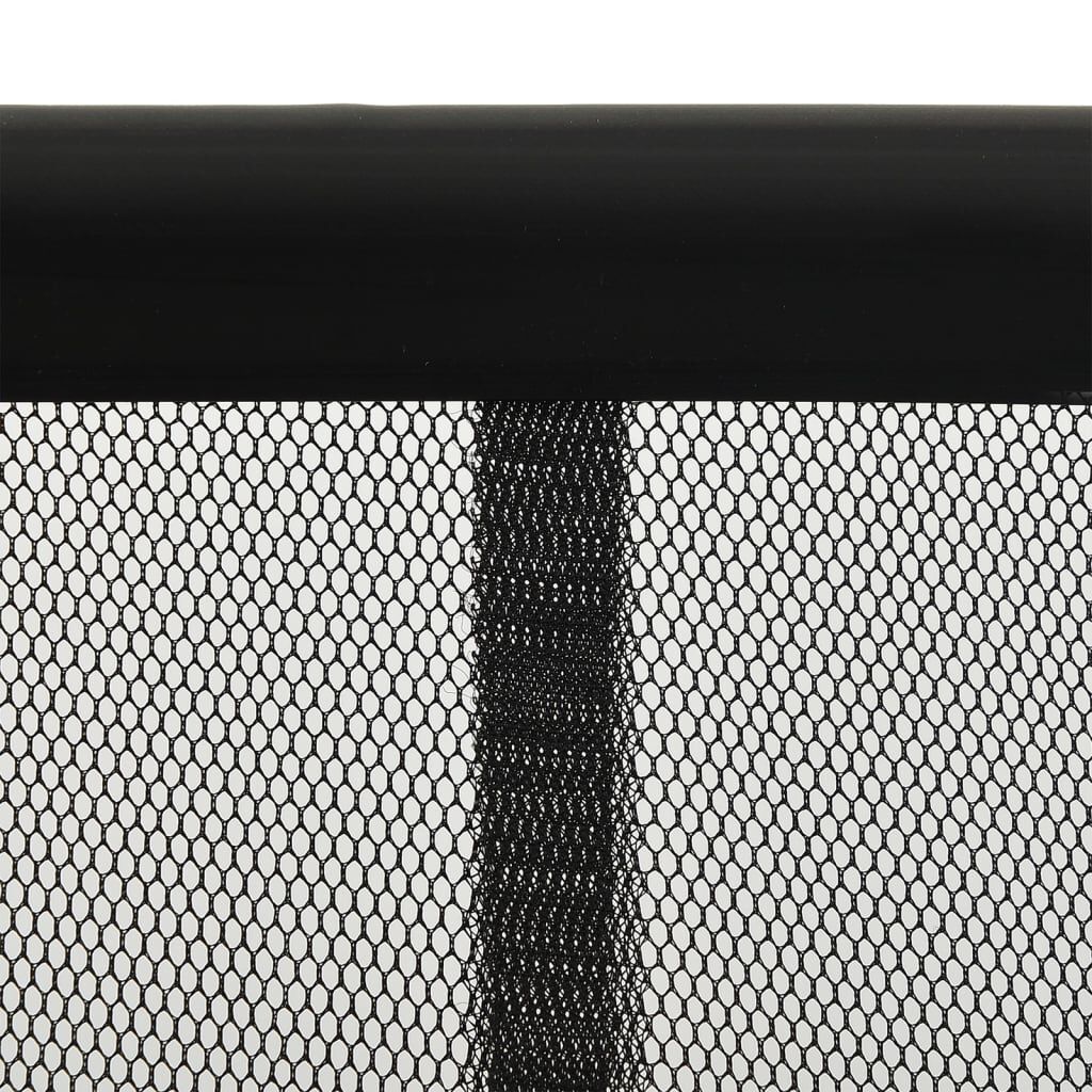 vidaXL insektnet til dør med netgardin i 10 dele 240x240 cm sort ...