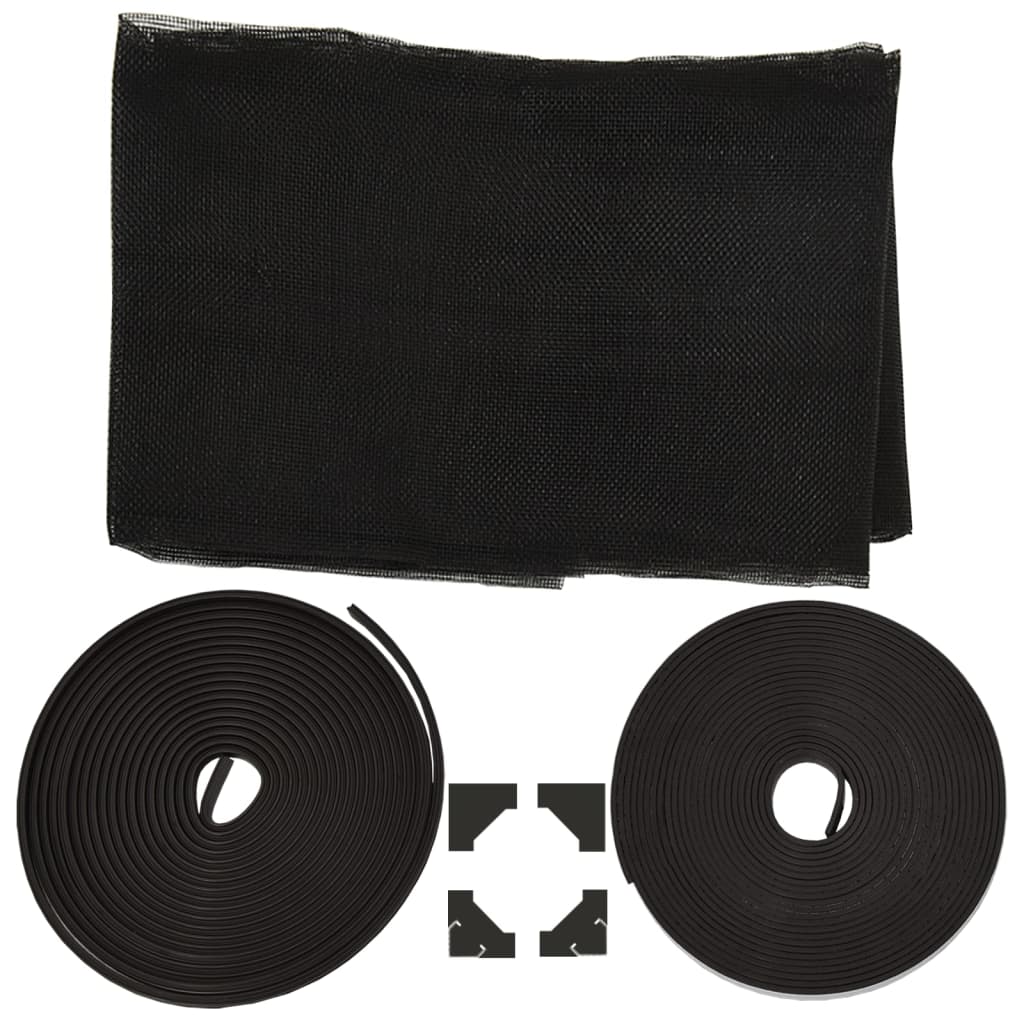 vidaXL magnetisk insektnet til vinduer 100x120 cm antracitgrå | vidaXL.dk