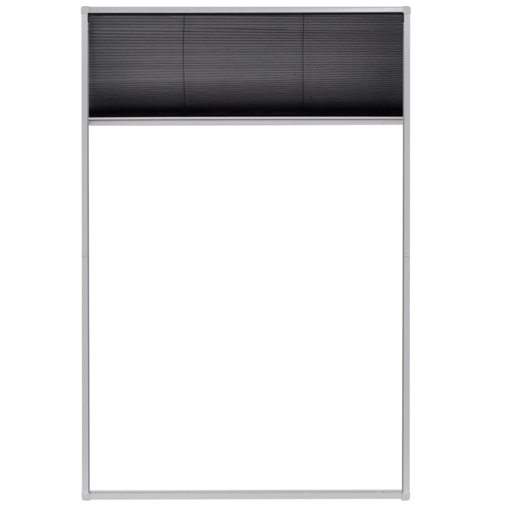 vidaXL plisseret insektnet til vinduer aluminium 80 x 120 cm | vidaXL.dk